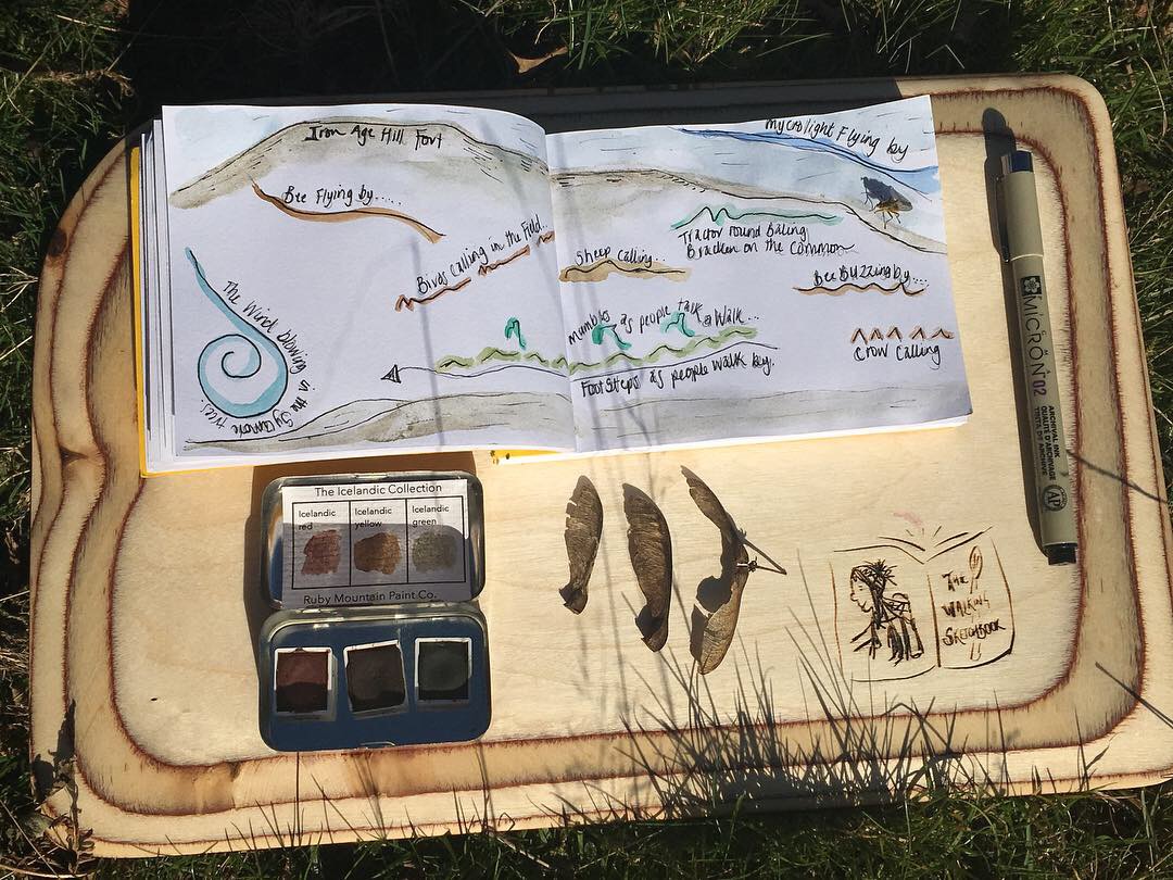 How to draw sound – The Walking Sketchbook